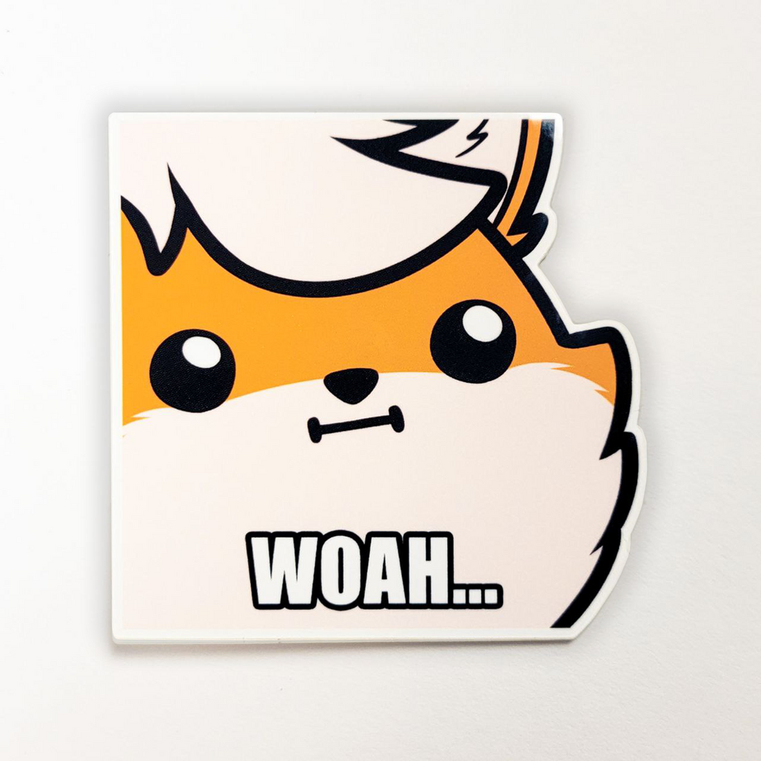 WOAH... STICKER – 0 Fox Shop